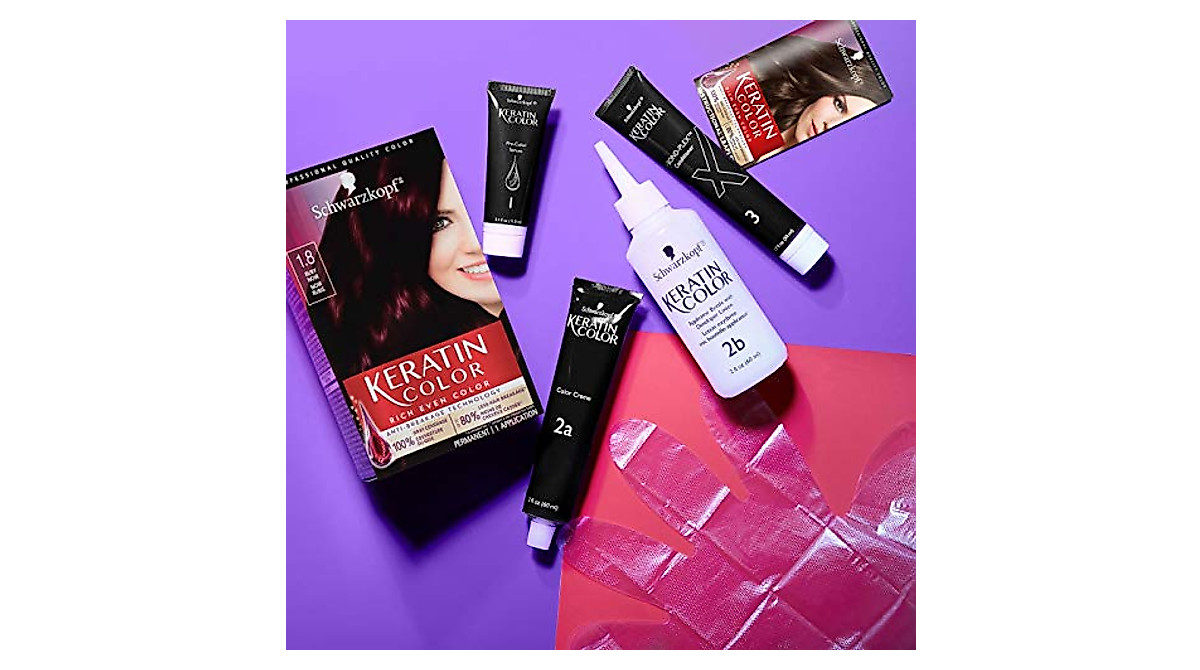 Schwarzkopf Keratin Color Ruby Noir - 100% Gray Coverage