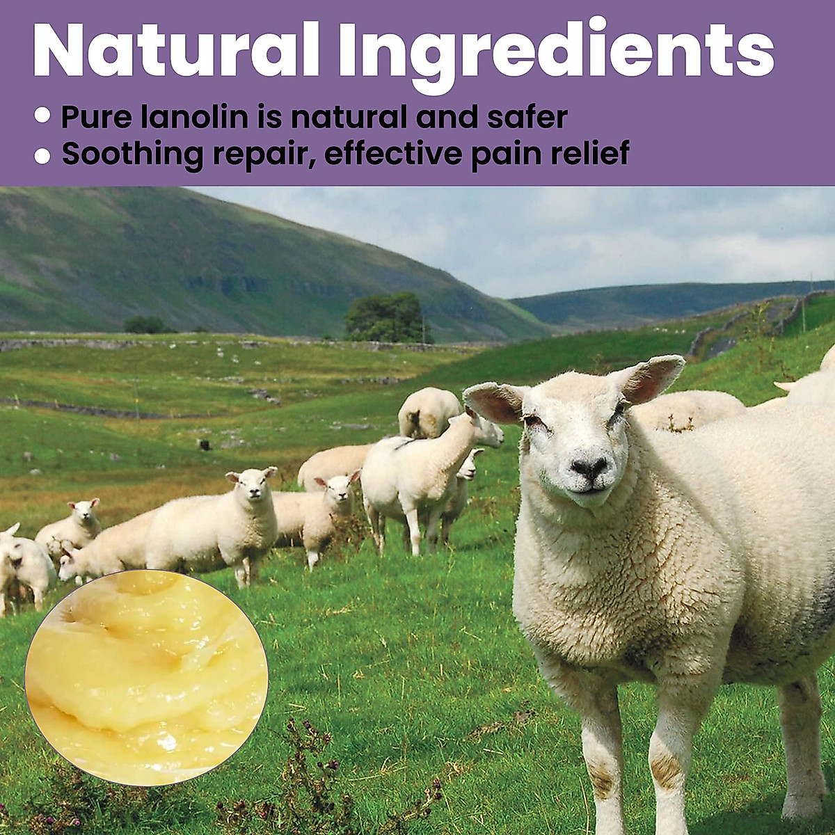 30g Lanolin Nipple, Gentle Baby Nipple Balm Moisturizing Prevent Nipple Repair Cream for Nursing Mom