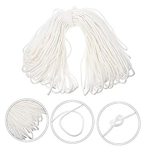 Yardwe Clothes Line Outdoors 1pc Flagpole Rope Camping Clothesline Travel Clothesline Outdoor Clothesline Laundry Rope Line Flagpole Replacement Cotton Rope Clothes Drying Rope Set