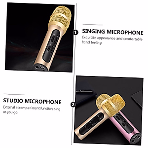Vaguelly 1 Set microphone portable mic wireless mics microfono para niños micrófono micrófono con cable condenser Mic for Living Singing capacitance player speaker supplies c11