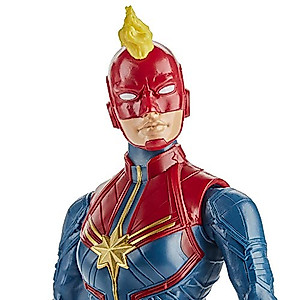 Avengers Marvel Titan Hero Series Blast Gear Captain Marvel Action Figure