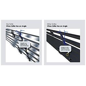 APS Compatible with Dodge Ram 1994-2001 Main Upper Chrome Billet Grille Insert D85030A