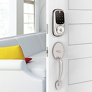 Yale Assure Lock with Zigbee - Smart Touchscreen Keypad Deadbolt - Works with Xfinity Home, Amazon Echo Show, Amazon Echo Plus and More - Satin Nickel