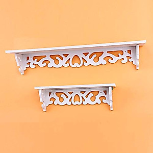Cocoarm Wall Mounted Floating Shelves, Wall Shelf Floating Rack Floating Storage Rack Home Decor for Room Kitchen Office Bedroom Living Room Bathroom