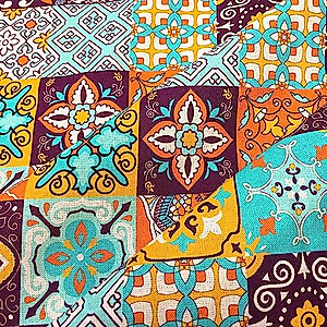 Joocolor Cotton Fabric by The Yard for Sewing DIY Crafting Fashion Design Full Width cuttable 36 x 43inches (91x109cm) color016