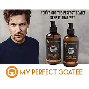 My Perfect Goatee®️ Premium Beard Wash Hydrating Facial Hair Cleanser (8.5 oz Beard Wash)