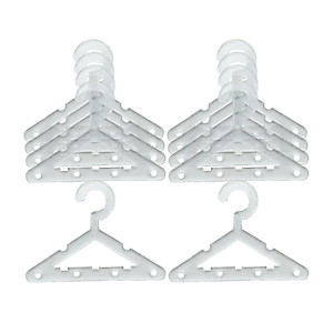 with No Base Acrylic Mini Coat Hanger Rack Earring Hanger for Retail Store Desktop, Clear