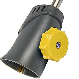 BLUEFIRE MRS-7014A Trigger Start Gas Welding Propane Torch Head Specially for MAPP Fuel,Extend 1.5" Burning Tube Nozzle Piezo Self Ignition Handhold Cylinder Soldering Brazing Triple-Point Flame