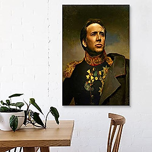 MMIXIANG Nicolas Cage Poster Decorative Painting Canvas Wall Art Living Room Posters Bedroom Painting 16x24inch(40x60cm)