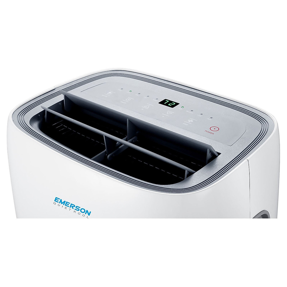 Emerson Quiet Kool EAPC10RD1 3 in 1 Portable Air Conditioner, Dehumidifier & Fan with Remote Control | for Rooms up to 350 Sq.Ft. | Digital Display | 24H-Timer | White | EAPC6RC1, Sq. Ft