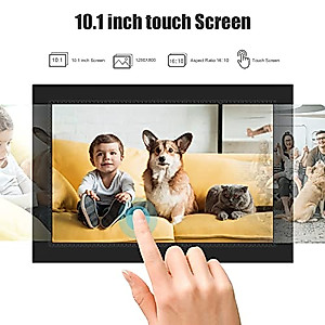 Frameo Digital Photo Frame 10.1 inch WiFi Digital Picture Frame with 1280x800 IPS LCD Touch Screen, Auto-Rotate, Slideshow, Easy Setup to Share Photos or Videos Instantly via Frameo App from Anywhere