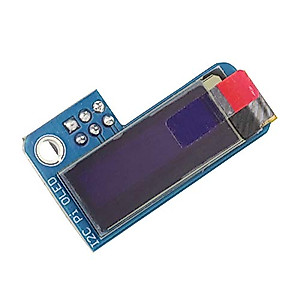 Ferwooh PiOLED 0.91inch OLED Screen Display Module I2C 128X32 Blue for 4B/3B/3B+/2B/B/Zero(Blue)