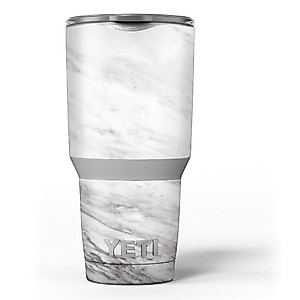 Design Skinz Slate Marble Surface V9 - Skin Decal Vinyl Wrap Kit Compatible with The Yeti Rambler Cooler Tumbler Cups