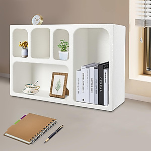 biniliubi Wall Mounted Storage Cabinet, Modern Wall Shelves, Modern Wall Shelves for Wall Decor, Floating Shelves, Wall Mounted Storage Organizer for Bathroom, Living Room, Bedroom