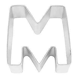 Alphabet Letter M 3 Inch Cookie Cutter from The Cookie Cutter Shop – Tin Plated Steel Cookie Cutter