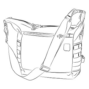 Helikon-Tex Bushcraft Line, Bushcraft Satchel Multicam Tactical