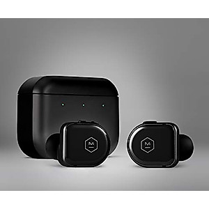 Master & Dynamic MW08 True Wireless Earphones (Black Ceramic/Matte Black Case)