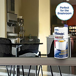 Kimberly Clark Professional Towels Premier Kitchen Paper Towels (13964), Cloth-Like Softness, Perforated, 24 Rolls / Case, 70 Kleenex Paper Towels / Roll, White