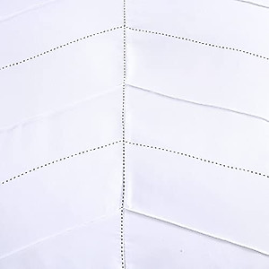 City Scene - King Duvet Cover Set, Reversible Bedding with Matching Shams, All Season Home Decor (Chloe White, King)