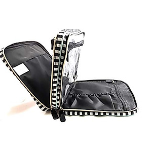 me & my BIG ideas Storage Case - The Happy Planner Scrapbooking Supplies - Black & White Stripe - Holds Your Planner & Accessories - Zippered Bag with Handle & 2 Removable Pouches - 12 x 10.5 x 4 in.