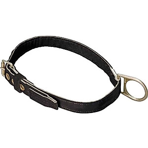 Miller by Honeywell 123N/LBK Single D-Ring Lined Body Belt with 1-3/4-Inch Webbing, Large, Black