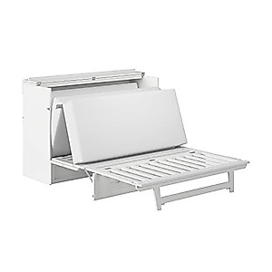 AFI, Northfield Murphy Bed Chest, Queen, White