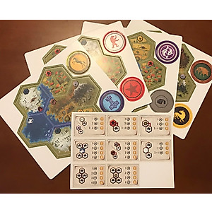 Stonemaier Games: Scythe Modular Board | Change The Map and Faction Locations to Add Variability to Your Scythe Game | Add to Scythe (Base Game) | 1-7 Players, Ages 14+