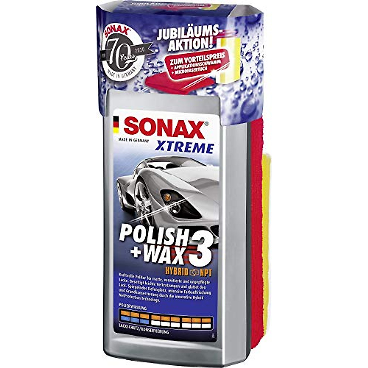 Sonax Xtreme 02027410 Polish and Wax 3 Hybrid NPT Set