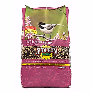 Audubon Park 12226 Nut and Fruit Blend Wild Bird Food, 5-Pounds