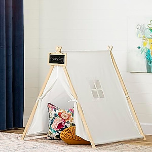 South Shore Sweedi Organic Cotton and Pine Play Tent with Chalkboard