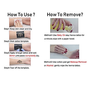 Freehand Ink Temporary Tattoo Kit Jagua Gel Semi Permanent Tattoo Inks 4 Bottles Black 2oz Temp Tattoos for Women Men Kids Body Art Painting DIY Tattoos Fake Freckles kits