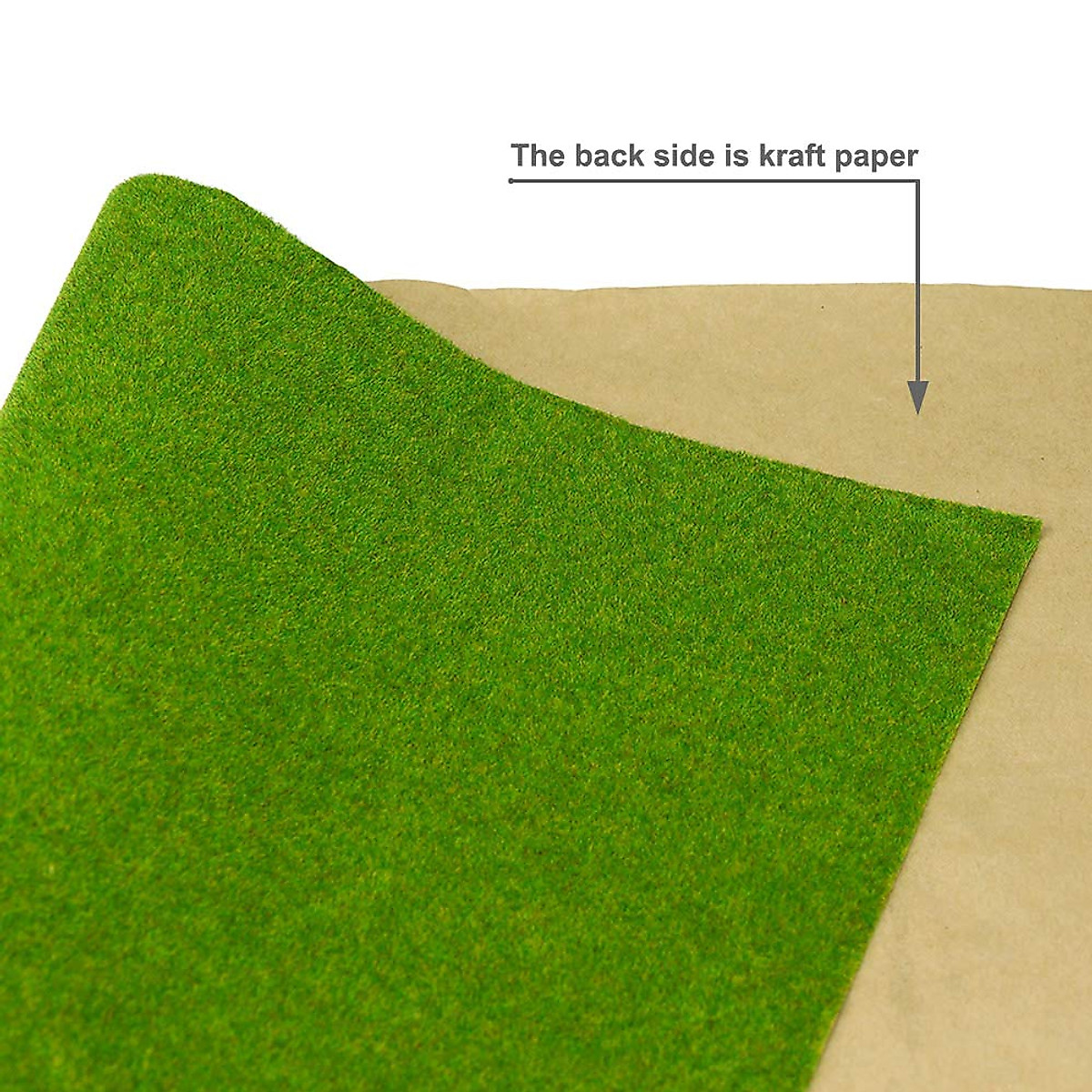 Artificial Model Grass Mat Trains Grass Green 100 x 250cm or 39"x 98"for Decoration Craft Scenery Model DIY CP138