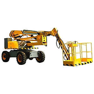 Factory Price Articulated Aerial Work Platform Electric Hydraulic Man Lift Boom Lift Platforms Cherry Picker