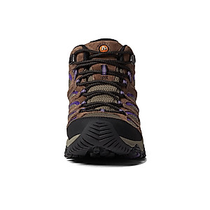 Merrell Women's Moab 3 Mid Hiking Boot, Bracken/Purple, 9