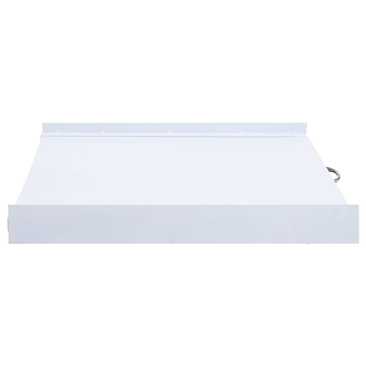 SKM Double Washing and Drying Machine Pedestal with Drawers White-7043