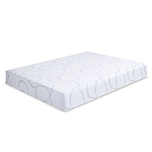 Olee Sleep Queen Mattress, 9 Inch Flex Gel Memory Foam Mattress, Gel Infused for Comfort and Pressure Relief, CertiPUR-US Certified, Bed-in-a-Box, Medium Firm, Queen Size