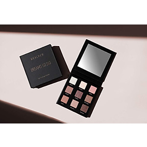 RealHer Eyeshadow Palette - Dreams So Big - 9 Shades - Blush, Soft Pinks, Mauves