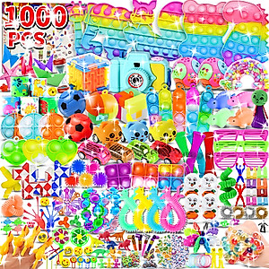 200 pcs Party Favors for Kids, Fidget Toys Pack, Stocking Stuffers, Easter Basket Stuffers, Birthday Gift Toys, Prize Box Toys, Treasure Box Birthday Party, Goodie Bag Stuffers, Carnival Prizes, Pinata Filler Stuffers Toys for Classroom, Assortment Party