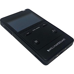 Williams AV DLR 400 RCH Digi-Wave 400 Digital Wireless Listening System Receiver(Rechargeable Version), Black, 2.4GHz (ISM Band) Frequency Band, Up to 900ft (274m) Range
