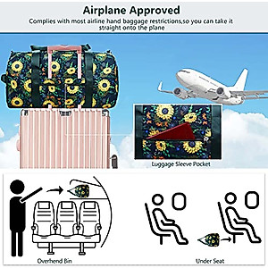 Gym Bag for Women, Small Sport Duffel Bag for Yoga Swim Dance, Gyms and Weekend Getaway,Gymbag Waterproof Dufflebag with Shoe and Wet Clothes Compartments,Carryon Overnight