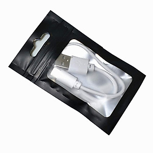 PABCK 100 Pieces Resealable Airtight Matte Window Zipper Lock Bags with Euro Hang Hole 2.3x3.9 inch(Inside Size 1.9x2.5inch) for Zip Food Storage Lock Pouch