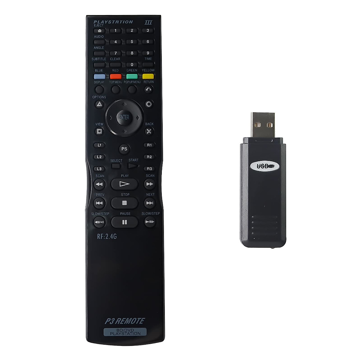 Universal Replacement Remote Control for Sony BD PS3 Media Bluetooth Blu-ray Disc Player Playstation