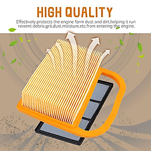 Air Filter + Pre Filter for Stihl TS410 TS420 TS 420 TS 410 TS410Z TS420Z TS480 TS500i Replace 4238 141 0300 Concrete Cut Off Saw