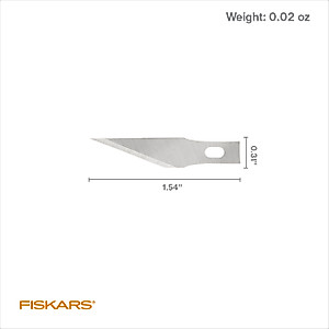 Fiskars 196010-1006 Standard Number 11 Blades, 5 Pack, Orange
