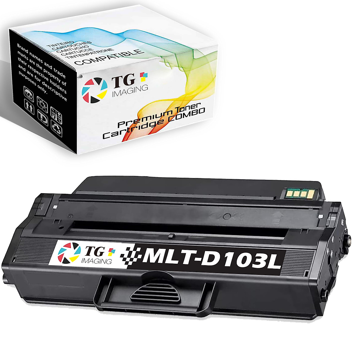 (Single Pack) TG Imaging (3,500 Pages) Compatible MLT-D103L Toner Cartridge Replacement for Samsung MLT-D103L ML-2955 ML-2950 SCX-4729 Printer (Super High Yield)