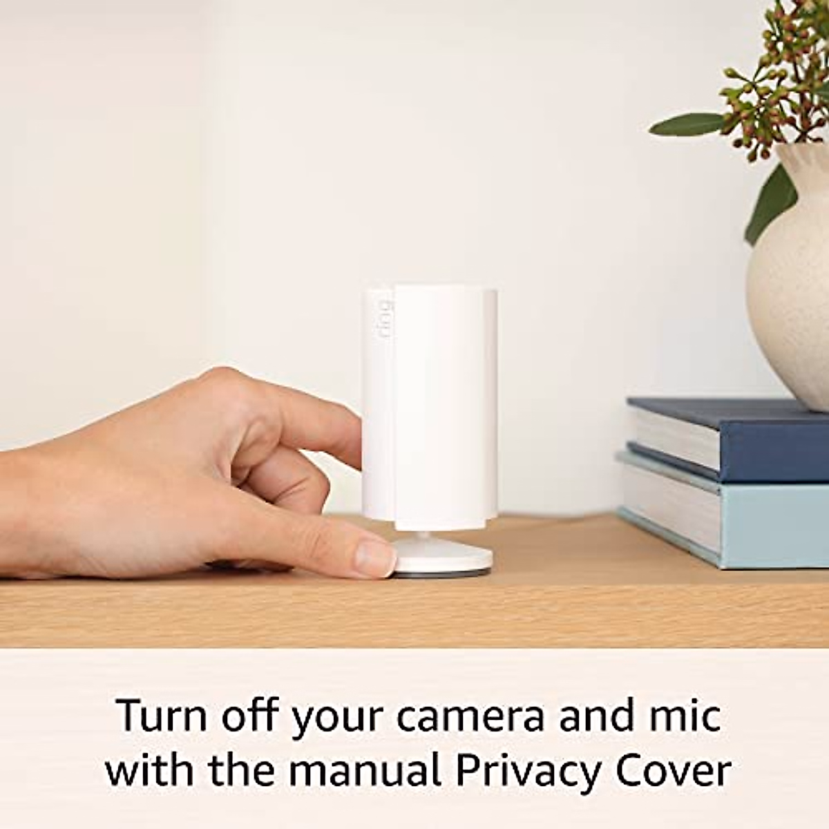 Ring Indoor Cam (newest model) — Home or business security in 1080p HD video, Blush