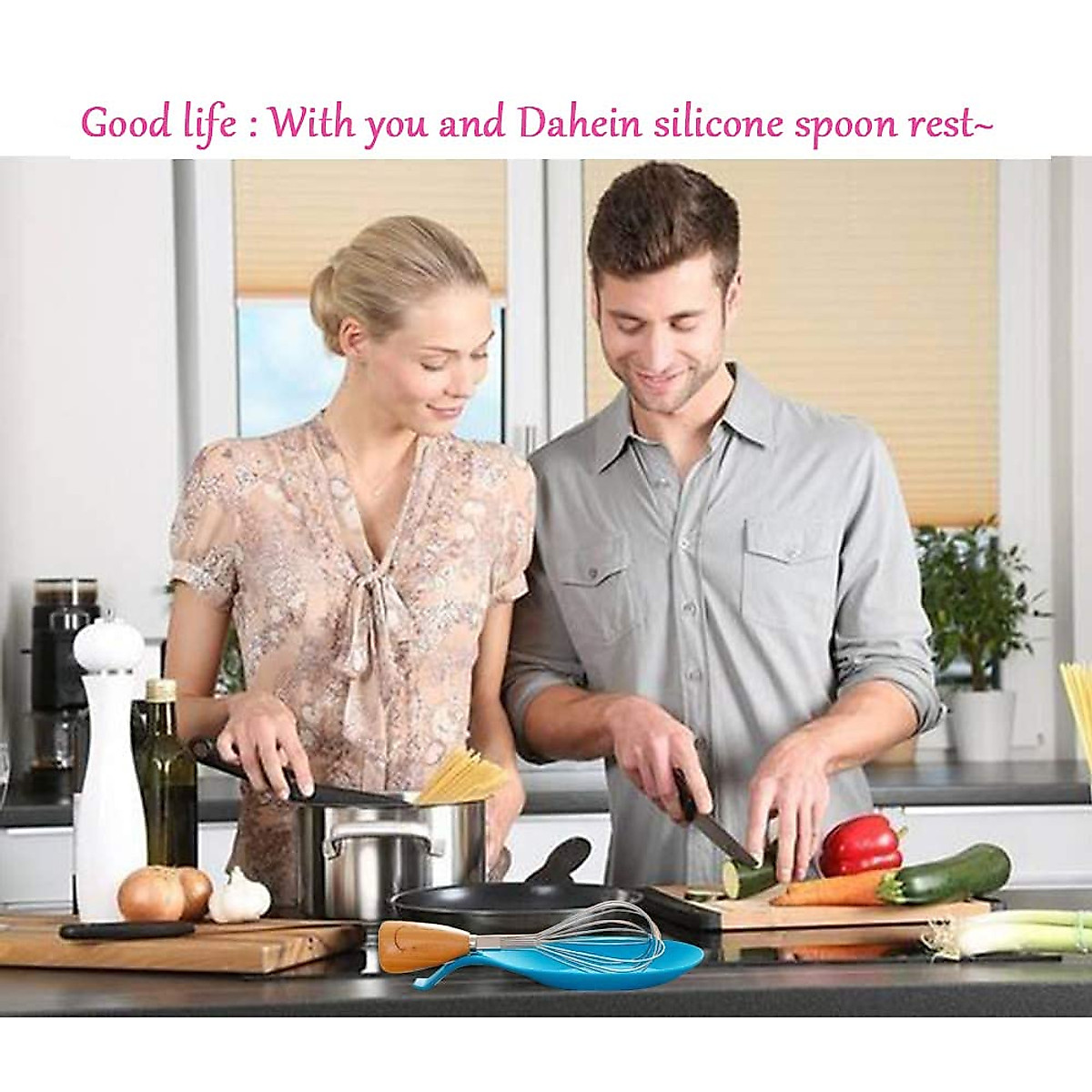 Spoon Rest Dahein Spoon Rest for Stove Top Spoon Holder Spoon Rest for Kitchen Counter Silicone Spoon Rest Spatula Holder (7.6 x 4 in)