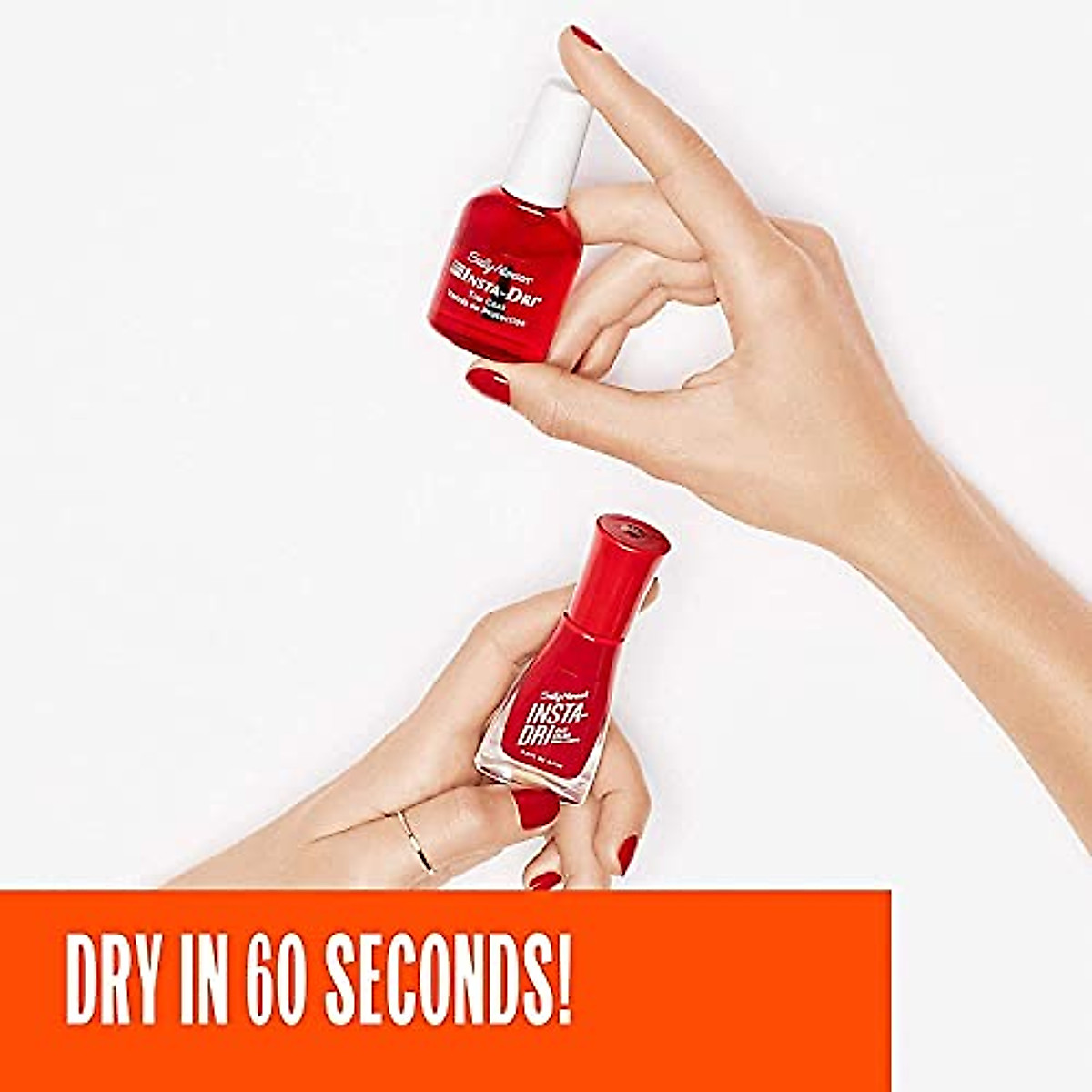 Sally Hansen Insta-Dri®, Clear Top Coat, Quick Dry, Long Lasting, Streak-Free Shine, Clear Nail Polish