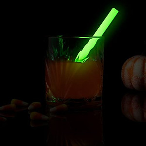 GIR: Get It Right | Glow-in-The-Dark Silicone Straws Perfect for Kids + Small Glasses | Great for Hot + Cold Drinks | 2-Pack (Super)