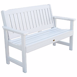 Highwood AD-BENW1-WHE Lehigh Garden Bench, 5 Feet, White